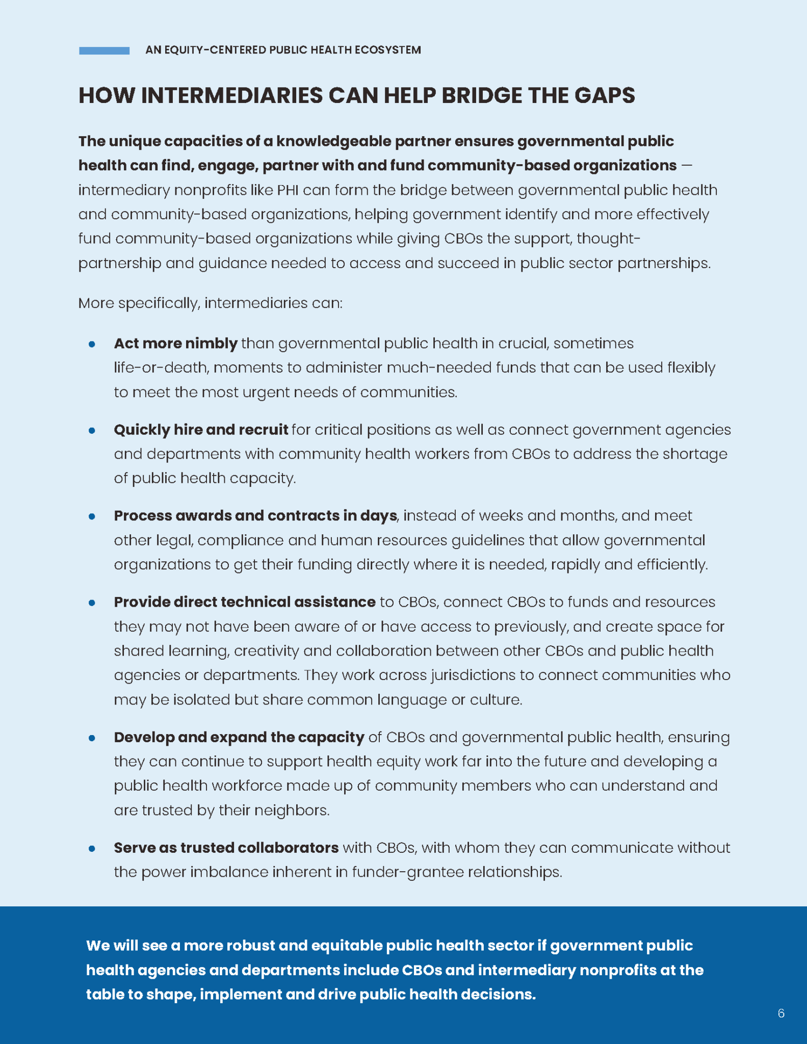 We Are All Public Health: How Public Health Systems Can Support ...